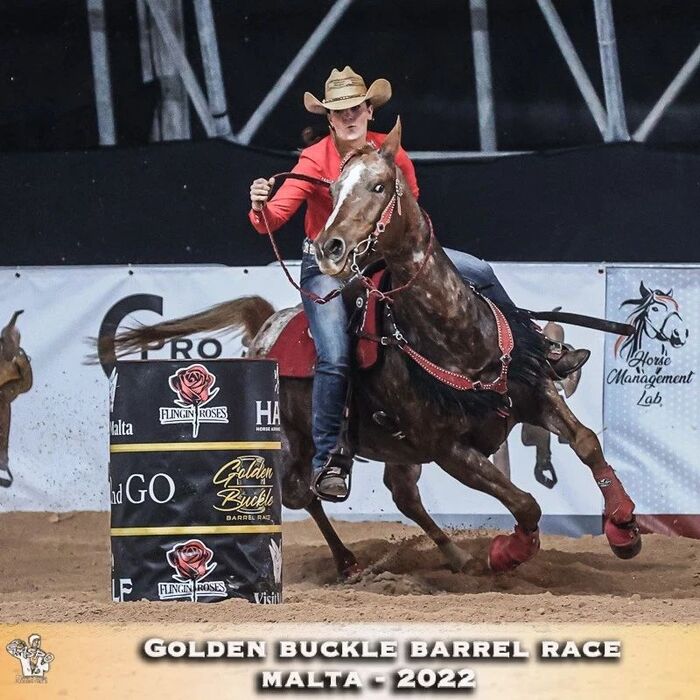 GOLDEN BUCKLE BARREL RACE, MALTA :: NBHACZ